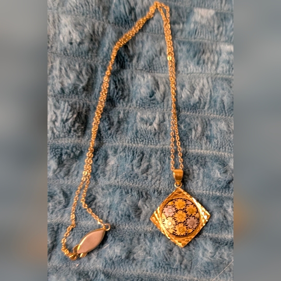 Amita | Jewelry | Vintage Amita Floral Damascene Necklace 6 | Poshmark